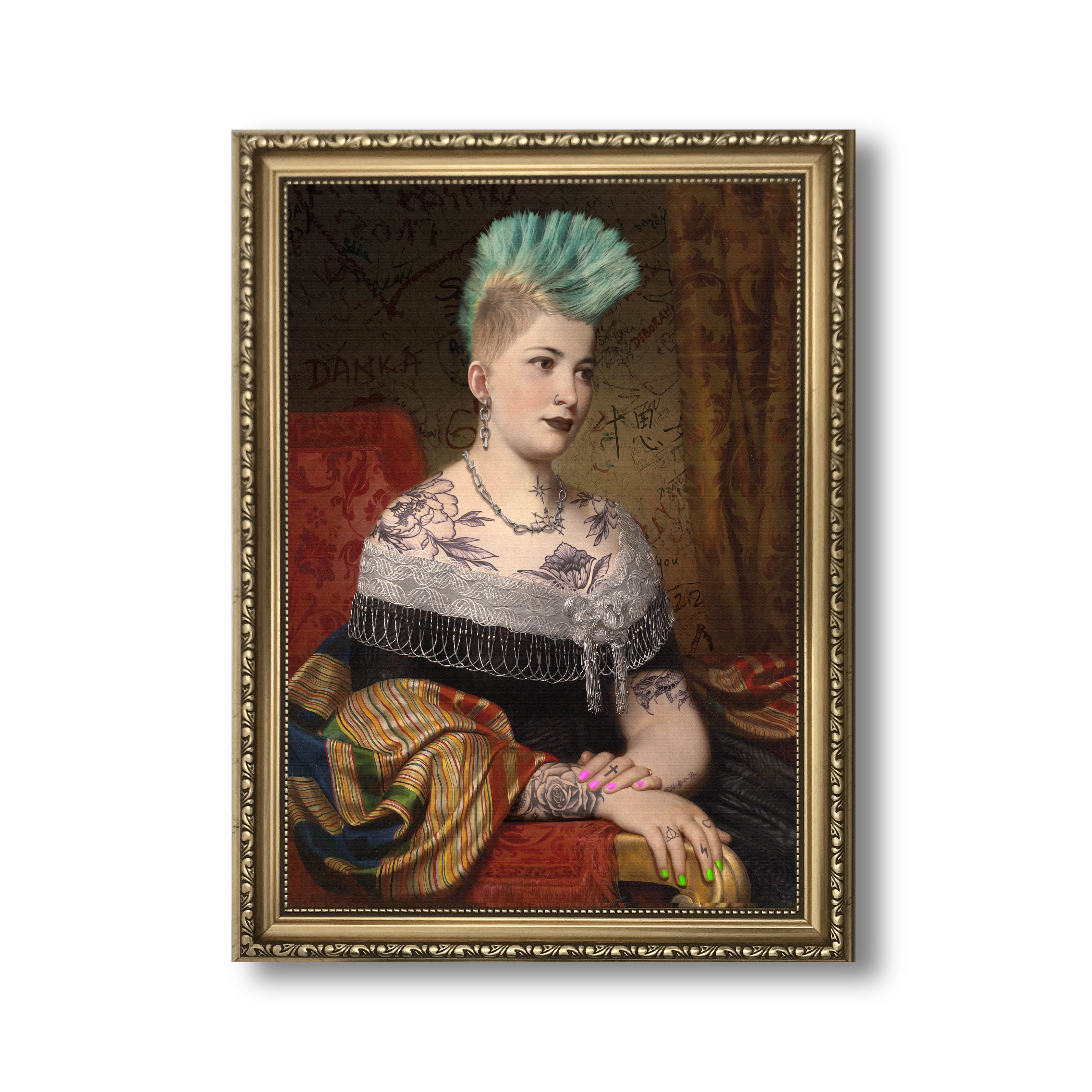 Punk Portrait Print – Spruce Moose Bespoke Art Company